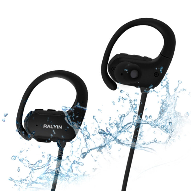 RALYIN M2 Bluetooth Sports Earphone MP3 Player Lossless Earbuds with E ...