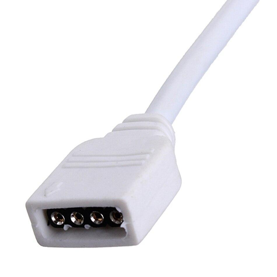 1 To 2 3 4 Way 4 Pin Rgb Led Connector With Cable Rgb Led Strip Splitt ...